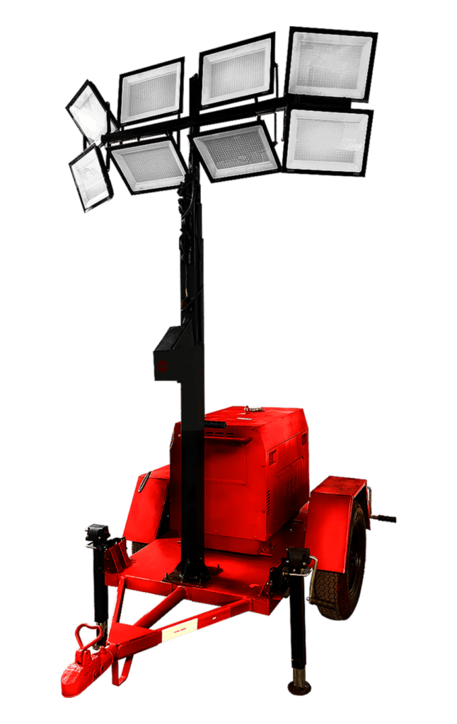 RV 4800: Torre de Iluminação +4.000W LED (Com Gerador)