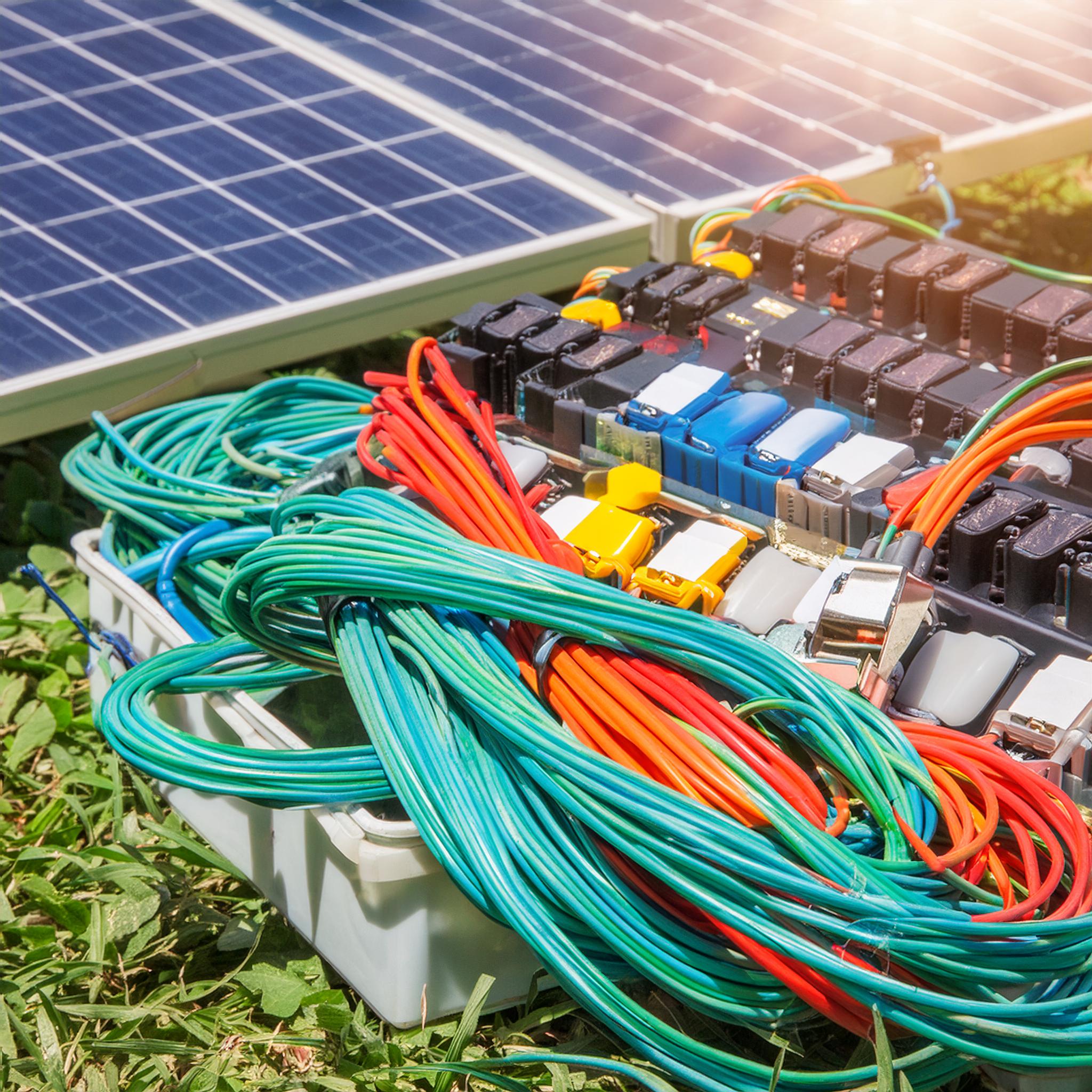 Tipos de Fios e Cabos Usados em Energia Solar